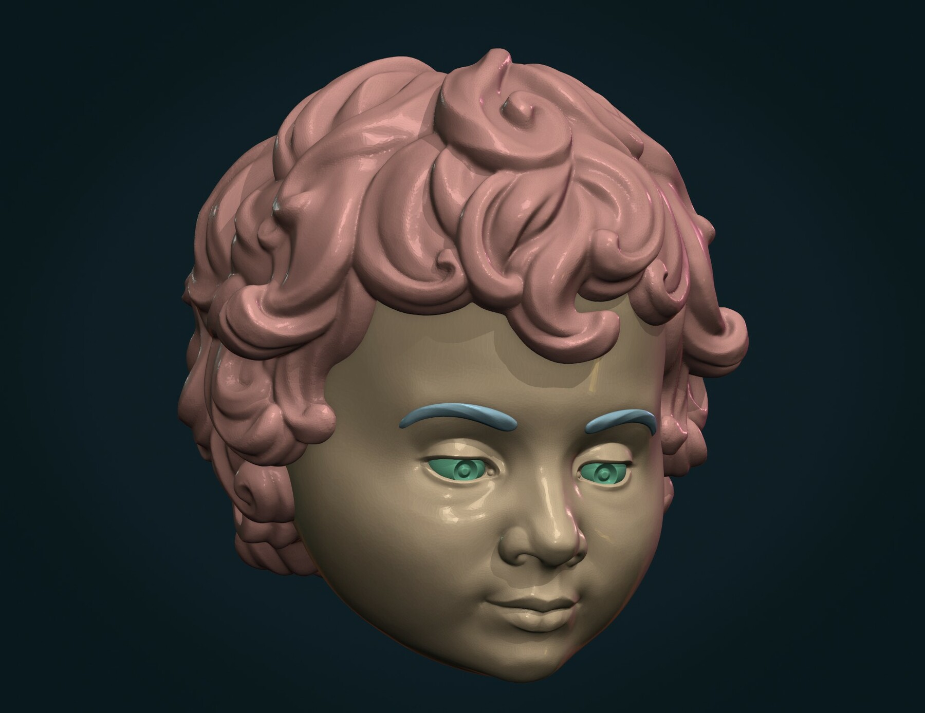 ArtStation - Child Head I | Resources