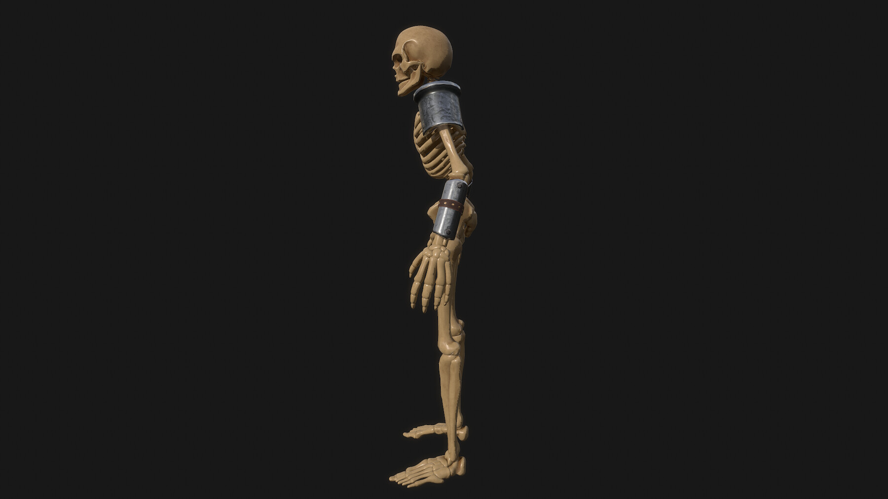 ArtStation - Skeleton Warrior Low-poly 3D model | Game Assets