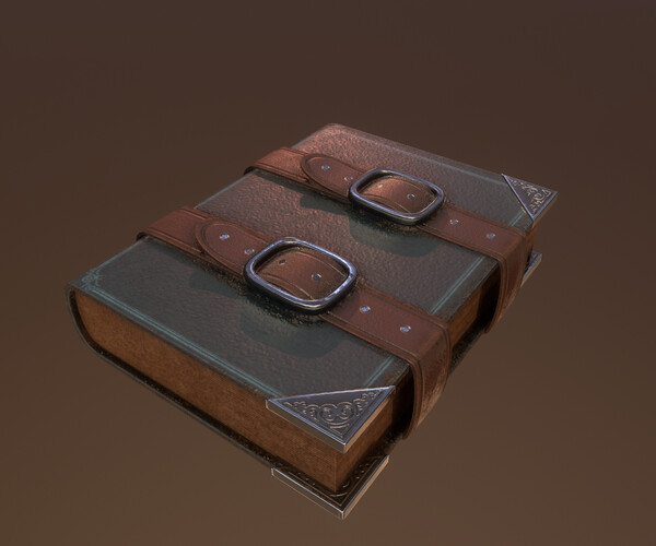 ArtStation - Leather Book | Game Assets