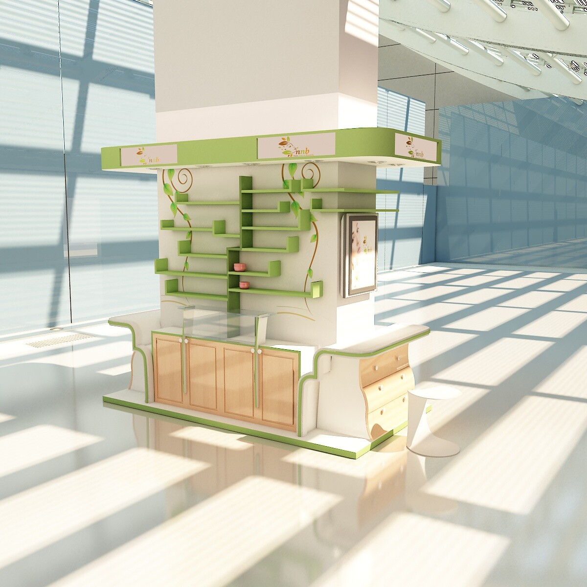 ArtStation - 3D Kiosk model | Resources