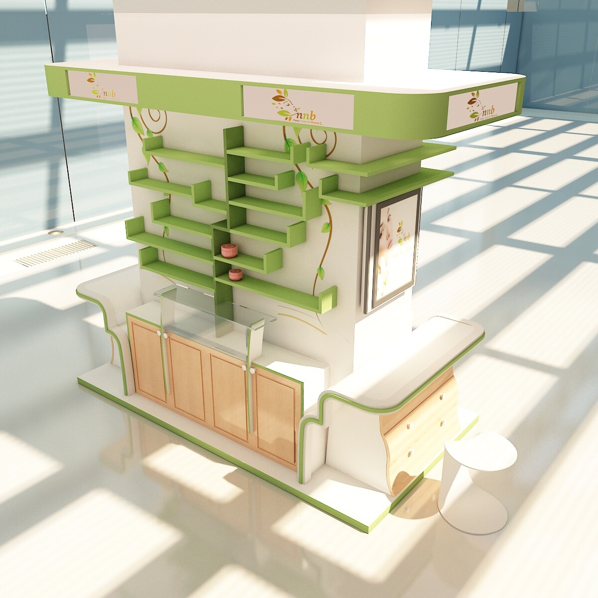 ArtStation - 3D Kiosk model | Resources