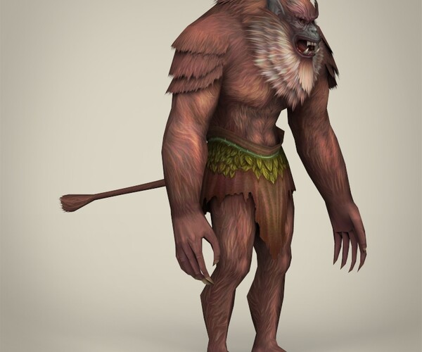 ArtStation - Fantasy Warrior Ape | Game Assets