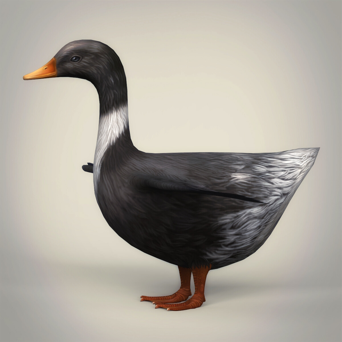 ArtStation - Low Poly Realistic Duck | Game Assets