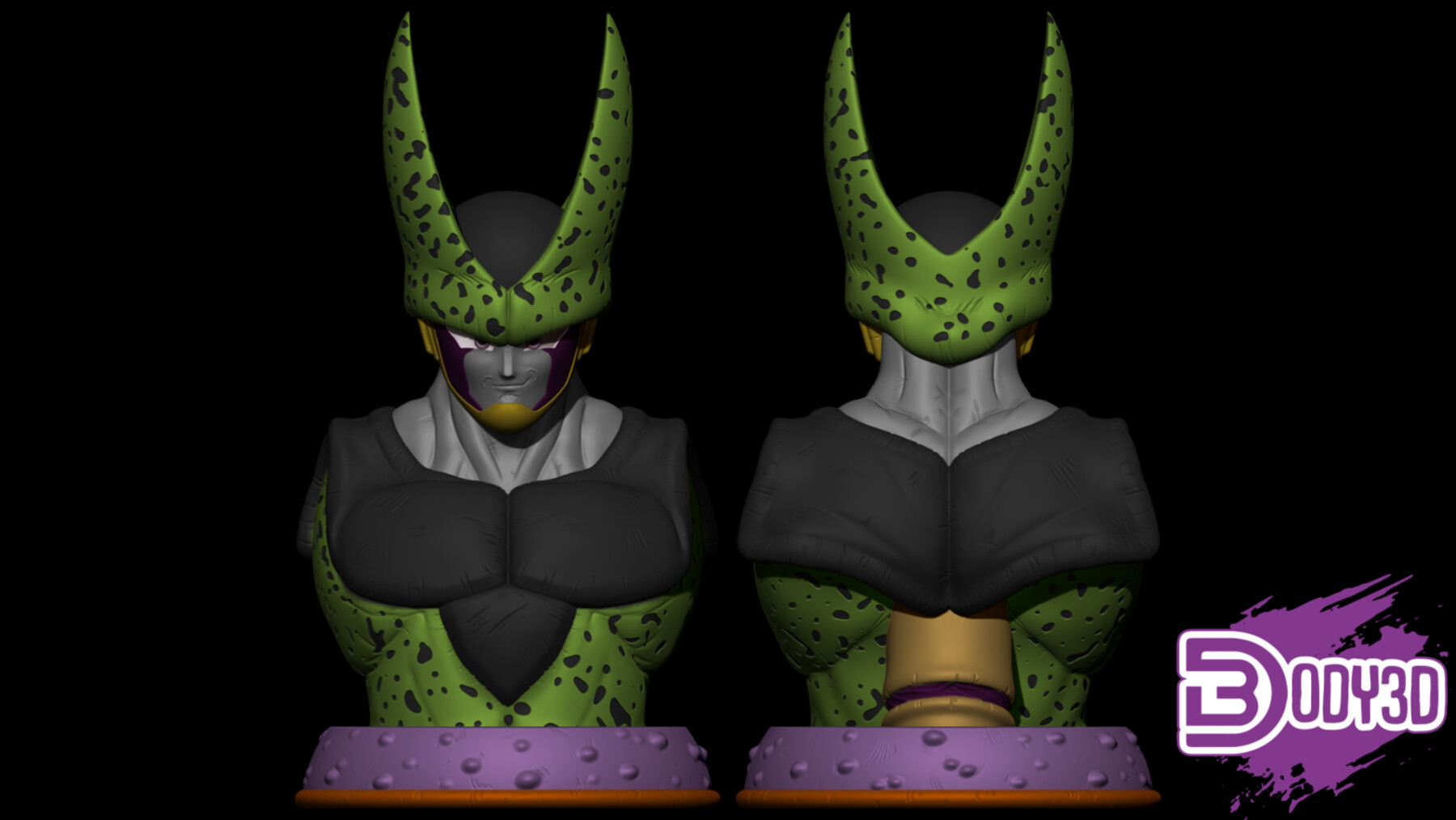 ArtStation - Cell Bust 1/1 Scale - Dragon Ball | Resources