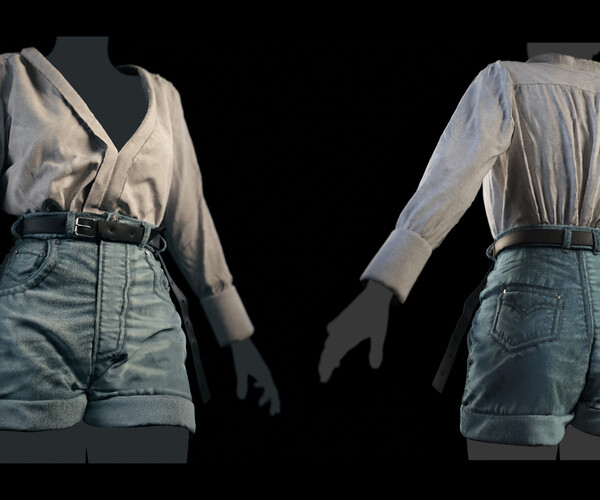ArtStation - MD Summer Clothes outfit : PACK 2 | Resources