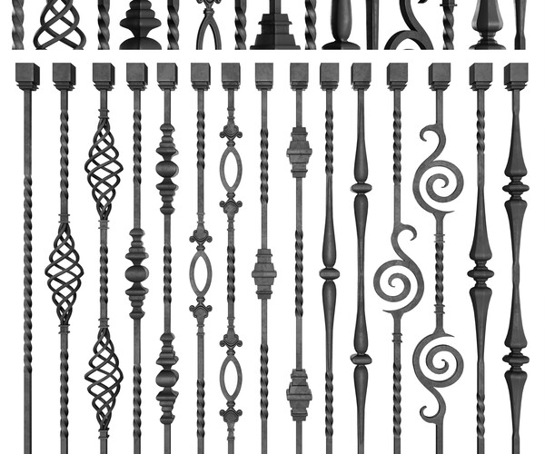 ArtStation - Wroght Iron Objects Pack | +40 Pieces | Resources