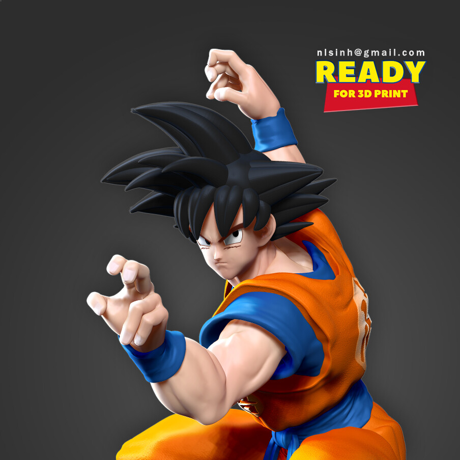 ArtStation - Son Goku - Ready to fight | Resources