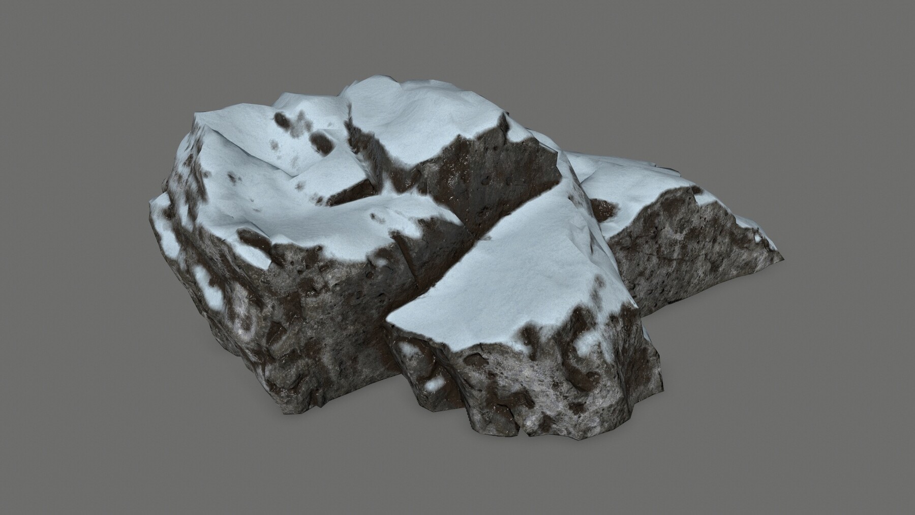 ArtStation - snow rock | Game Assets
