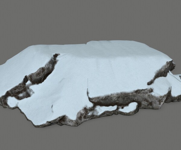 ArtStation - snow rock | Game Assets