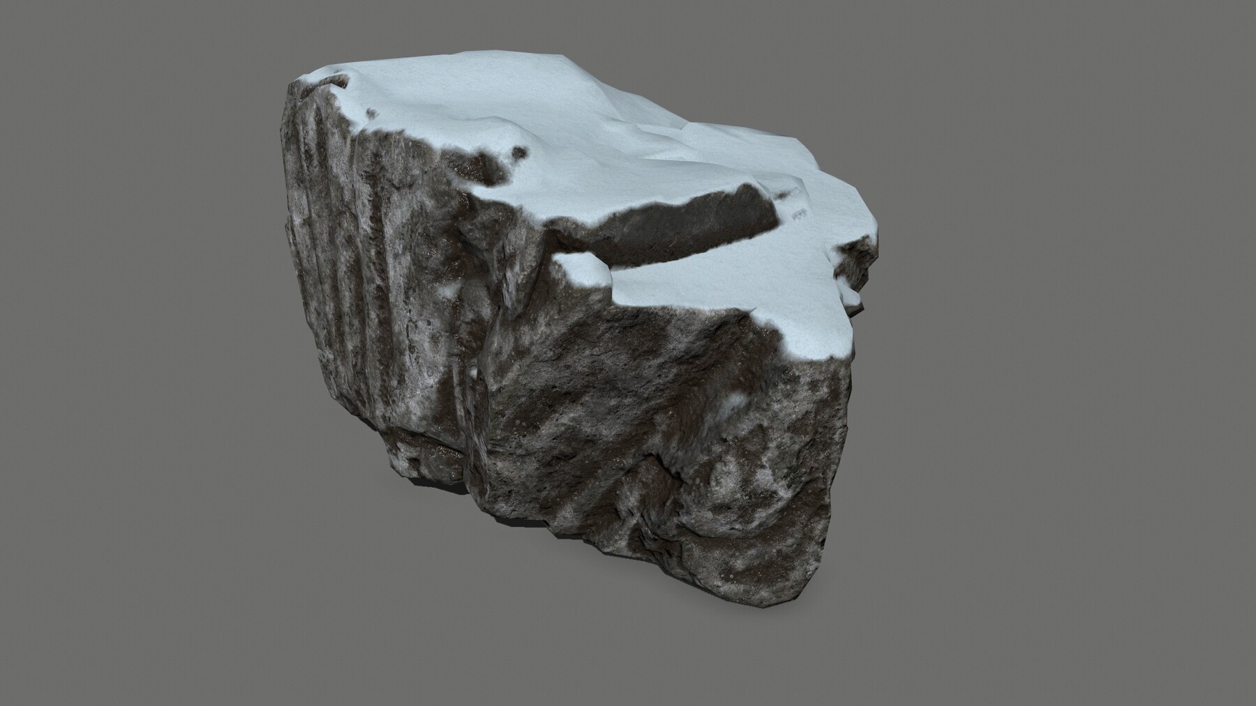 ArtStation - snow rock | Game Assets