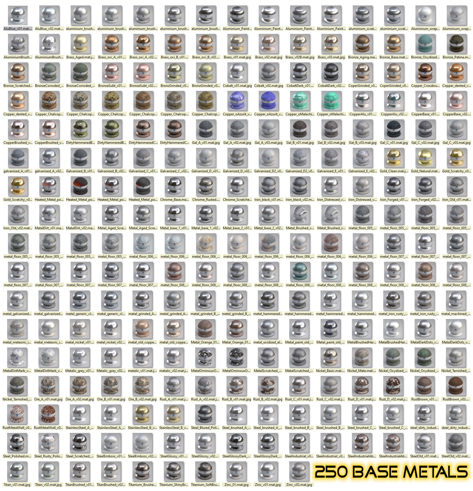 ArtStation - PBR MetalBase 4K 250x | Resources
