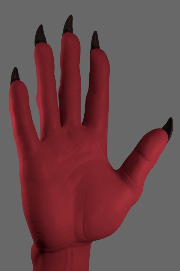 ArtStation - Hand Demon BaseMesh | Resources