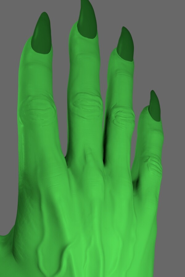 ArtStation - Hand Demon BaseMesh | Resources