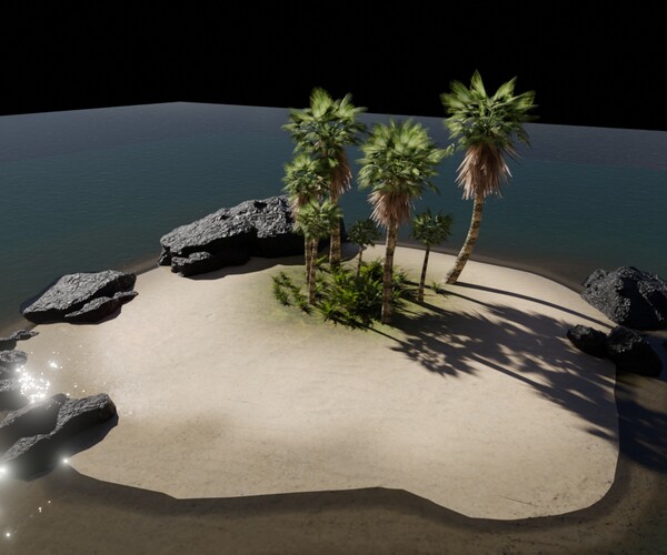 ArtStation - Island Scene | Game Assets