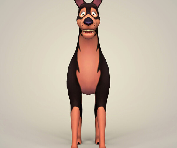 ArtStation - Cartoon Boxer Dog | Game Assets