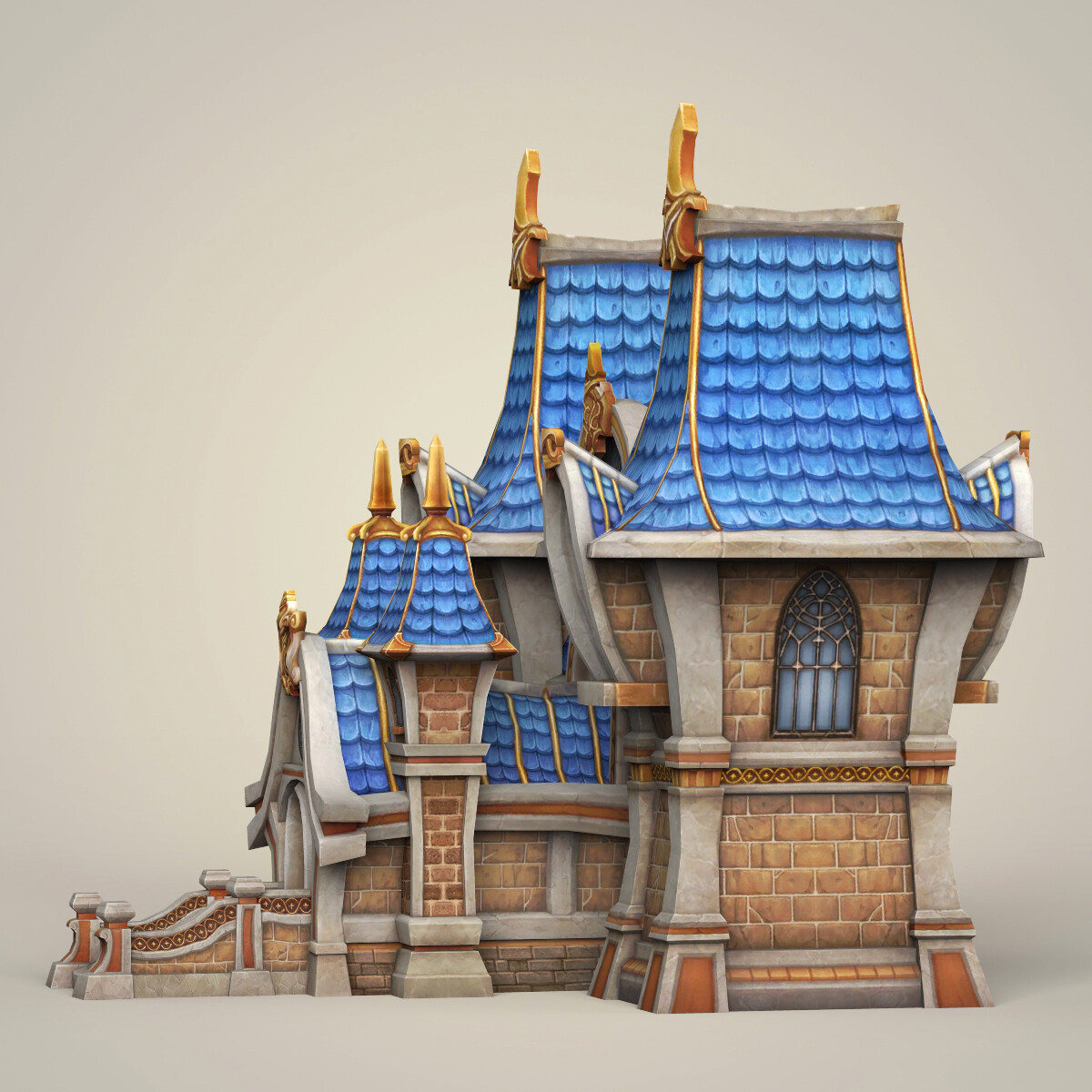 ArtStation - Game Ready Fantasy Church | Game Assets