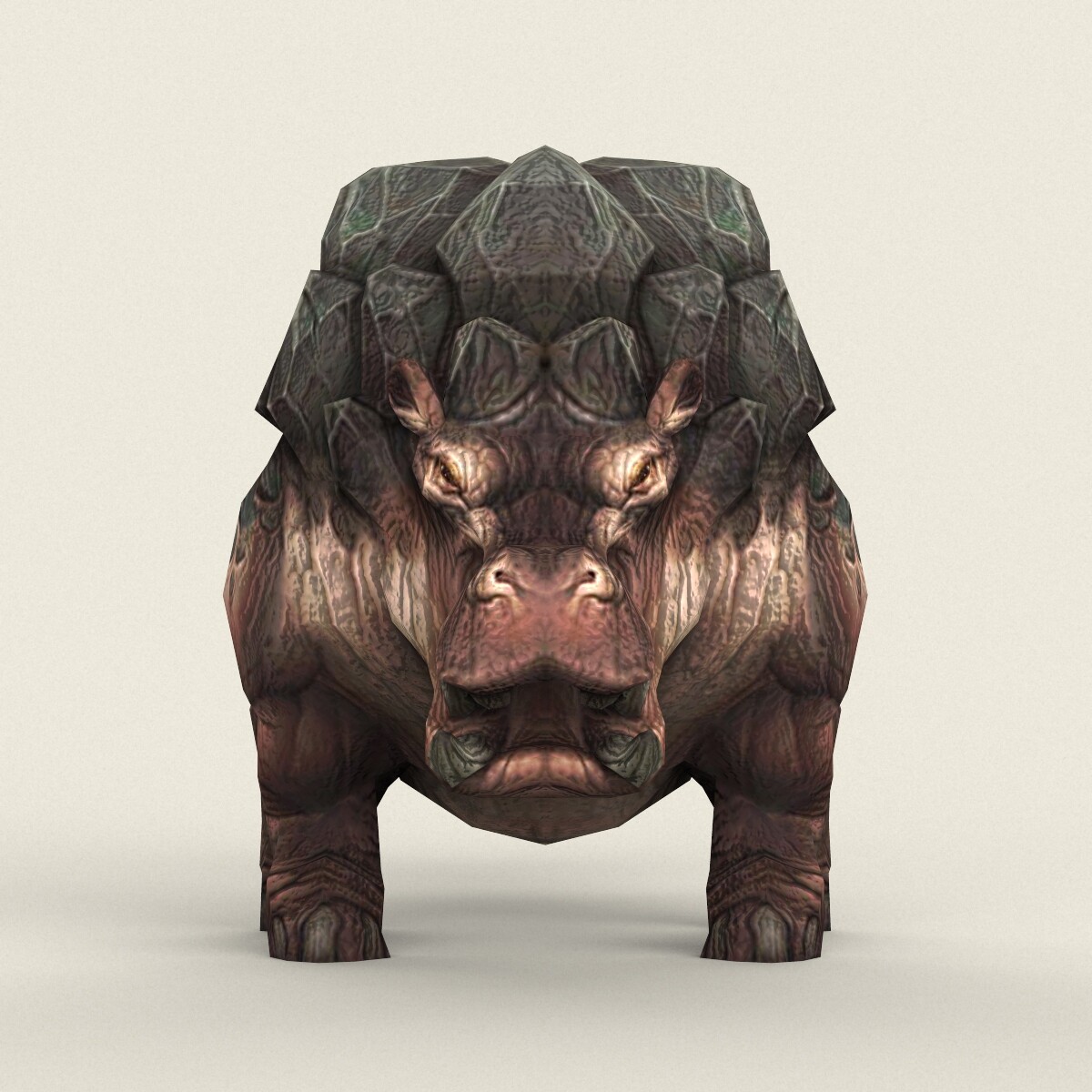 ArtStation - Fantasy Hippopotamus | Game Assets