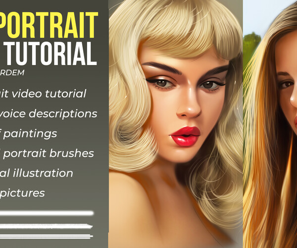 ArtStation - Two - Portrait video tutorial bundle | Tutorials
