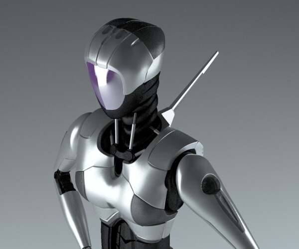 ArtStation - Female Robot 2 - FR2 | Resources