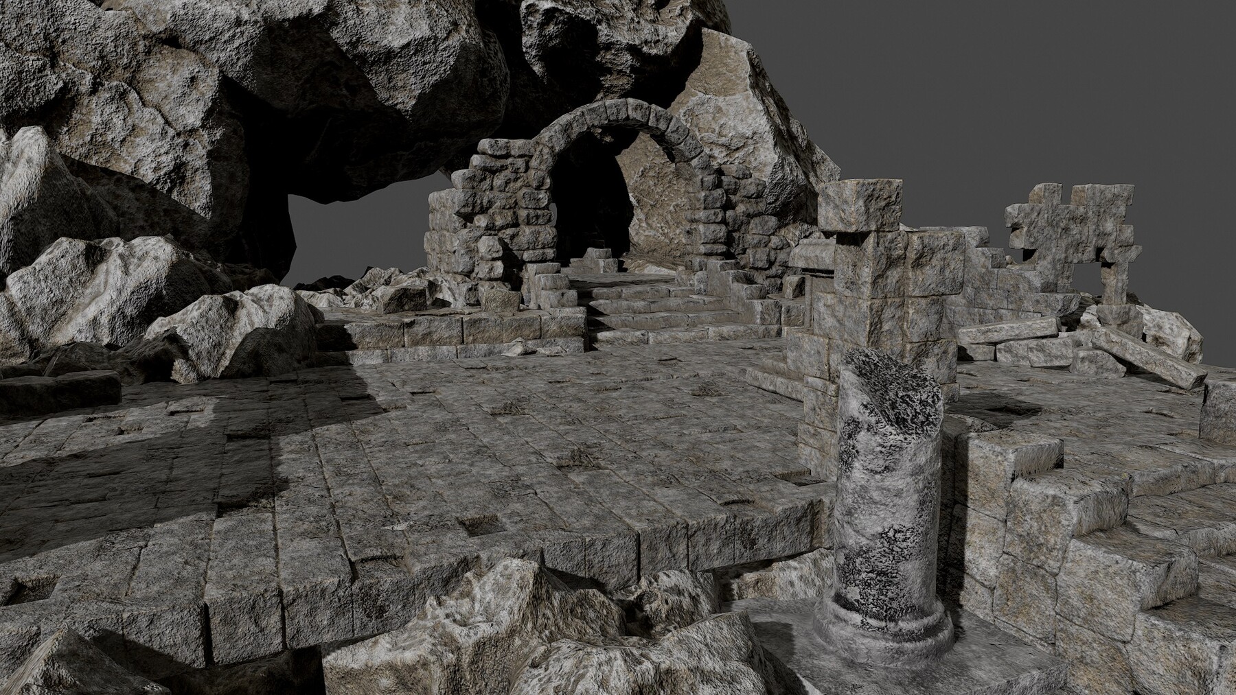 ArtStation - Ancient Ruin Pack | Game Assets