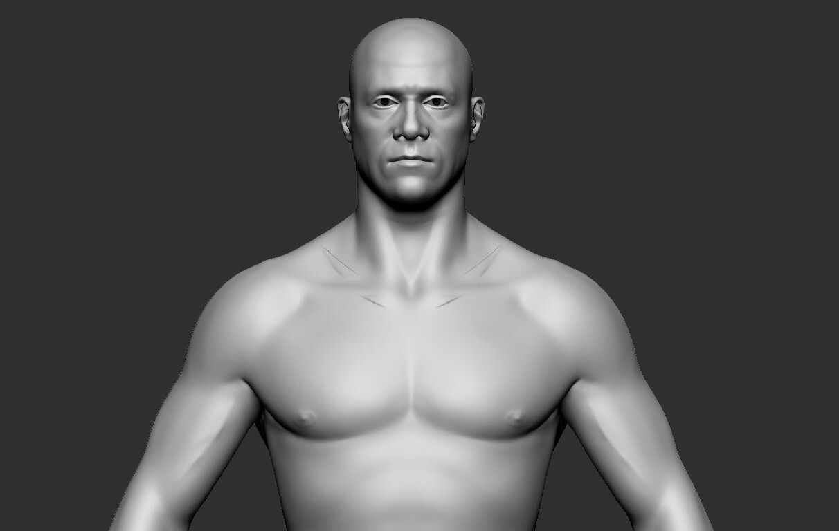 ArtStation - BASE MESH MALE BODY | Resources