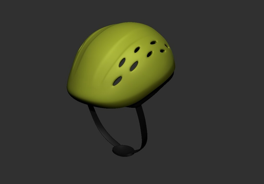 ArtStation - CARTOON CYCLING HELMET | Game Assets