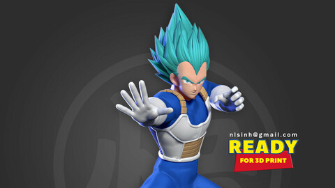 ArtStation - Vegeta - Ready to fight | Resources