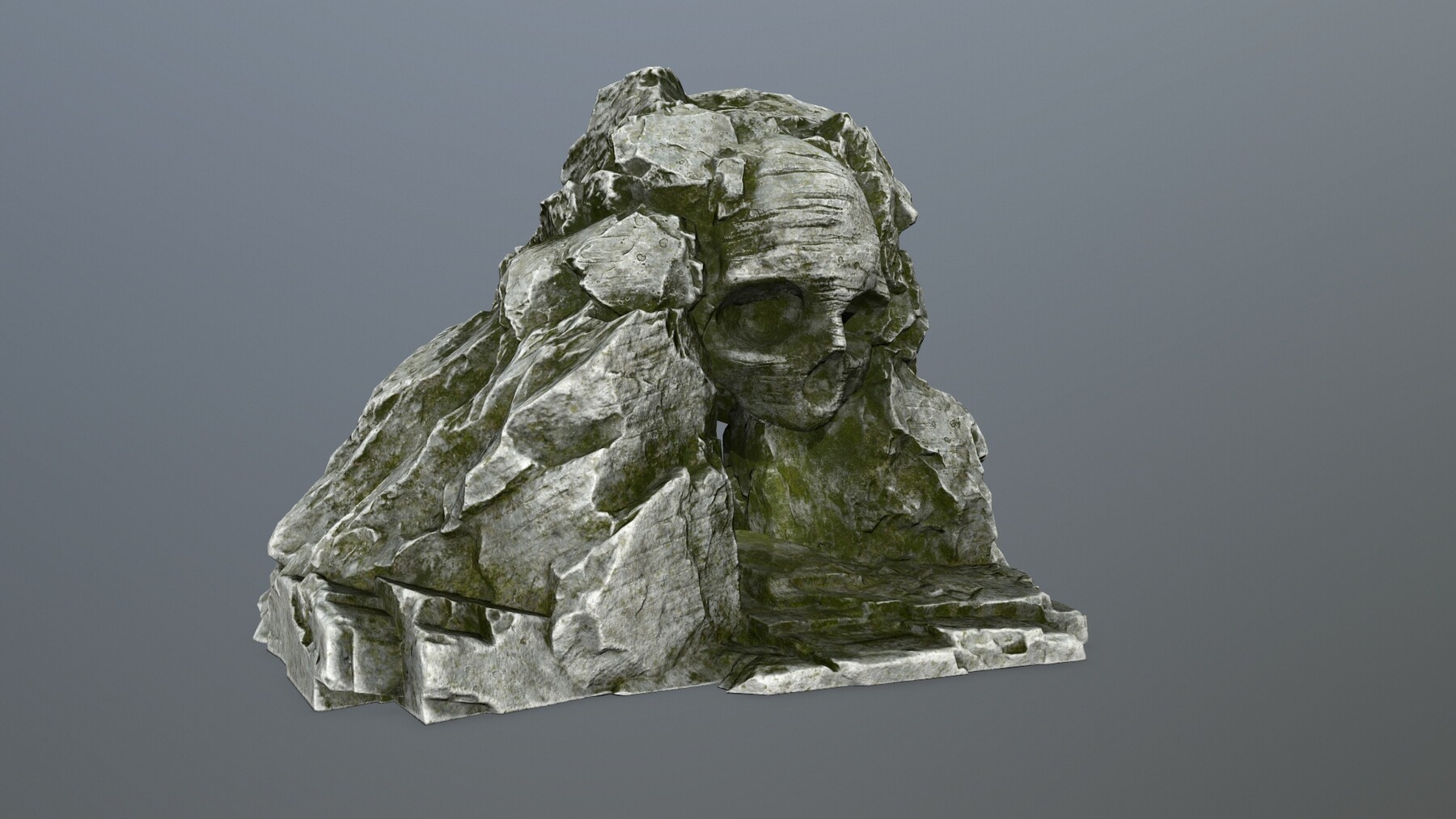 ArtStation - skull cave | Game Assets