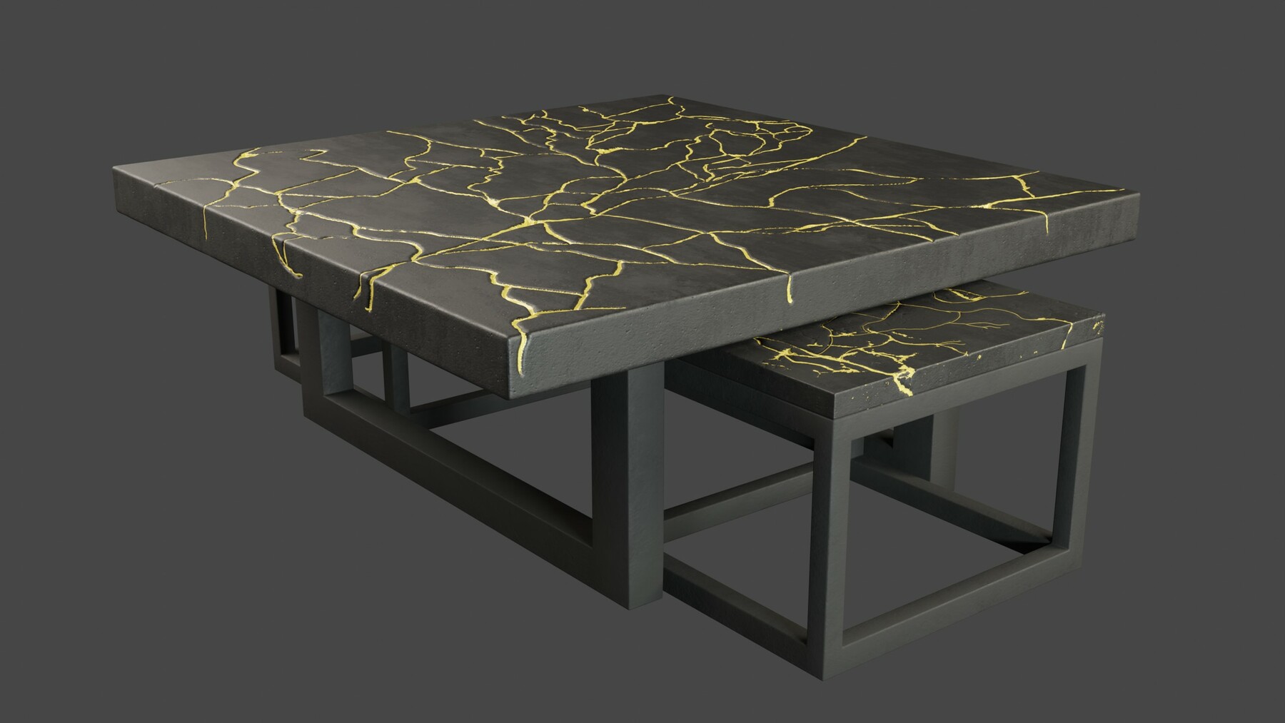 ArtStation - KINTSUGI COFFEE TABLE SET | Resources
