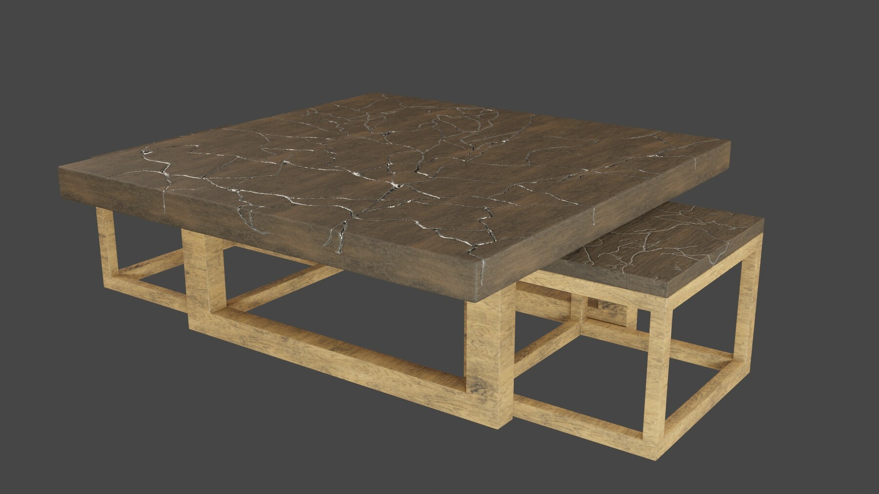 ArtStation - KINTSUGI COFFEE TABLE SET | Resources