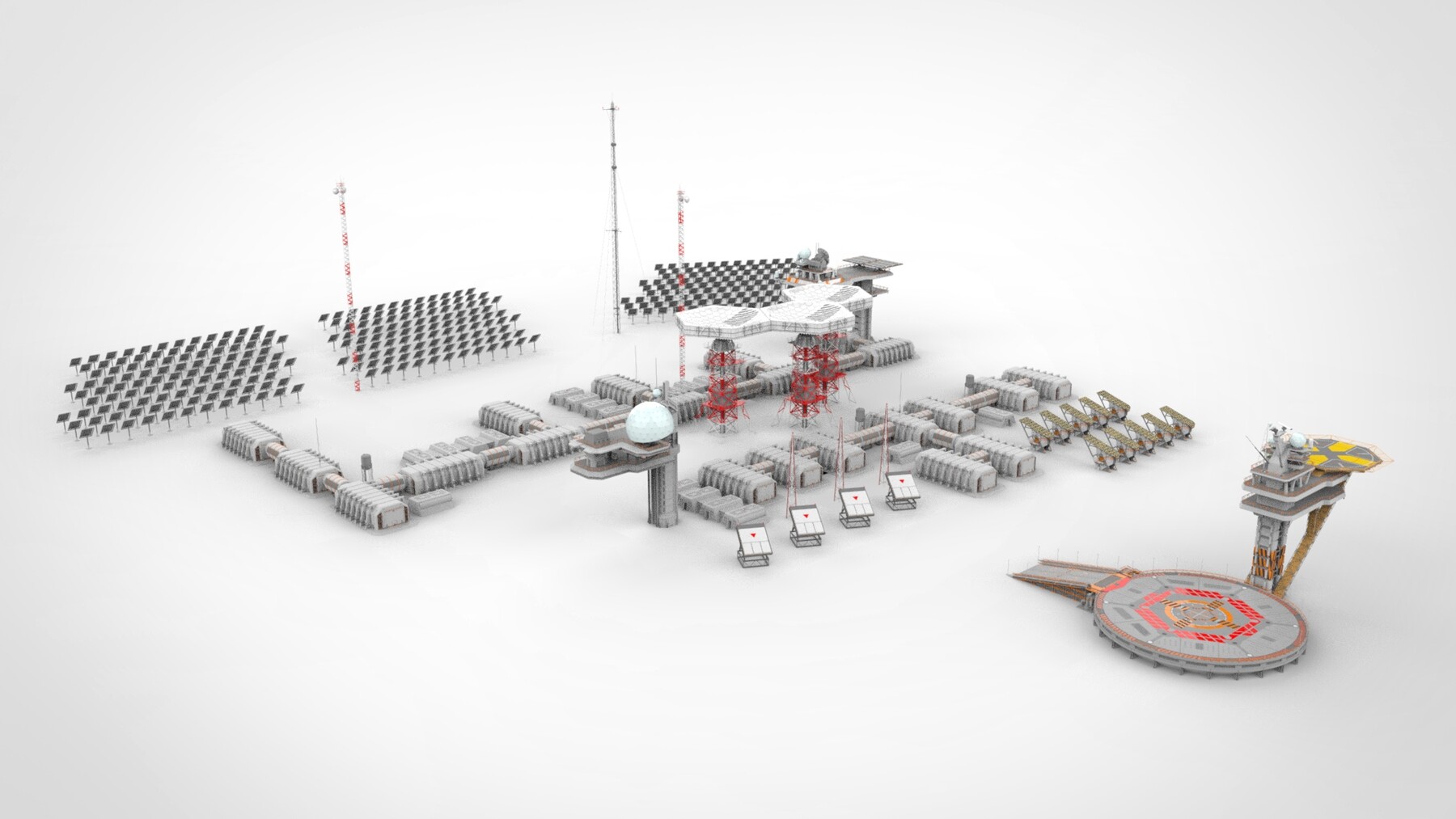 ArtStation - sci fi outpost | Resources