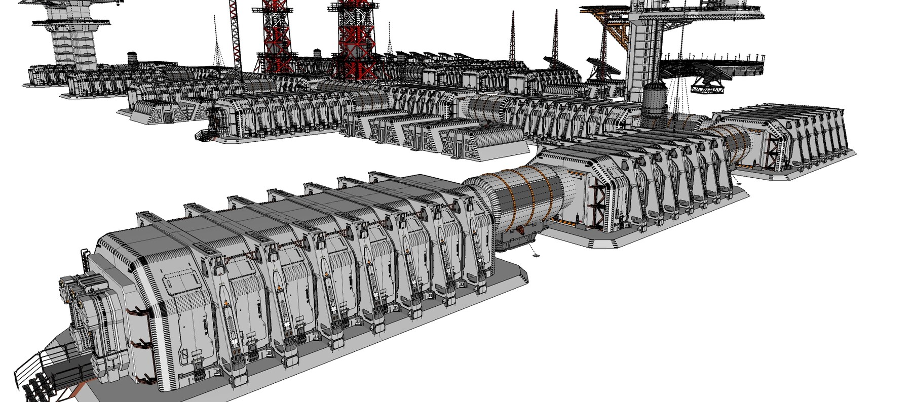 ArtStation - sci fi outpost | Resources