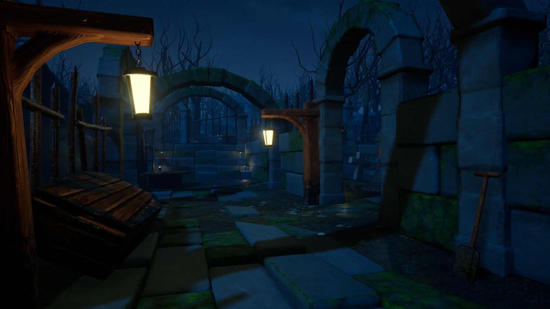ArtStation - Cemetery Vol 1 For Unreal Engine | Game Assets