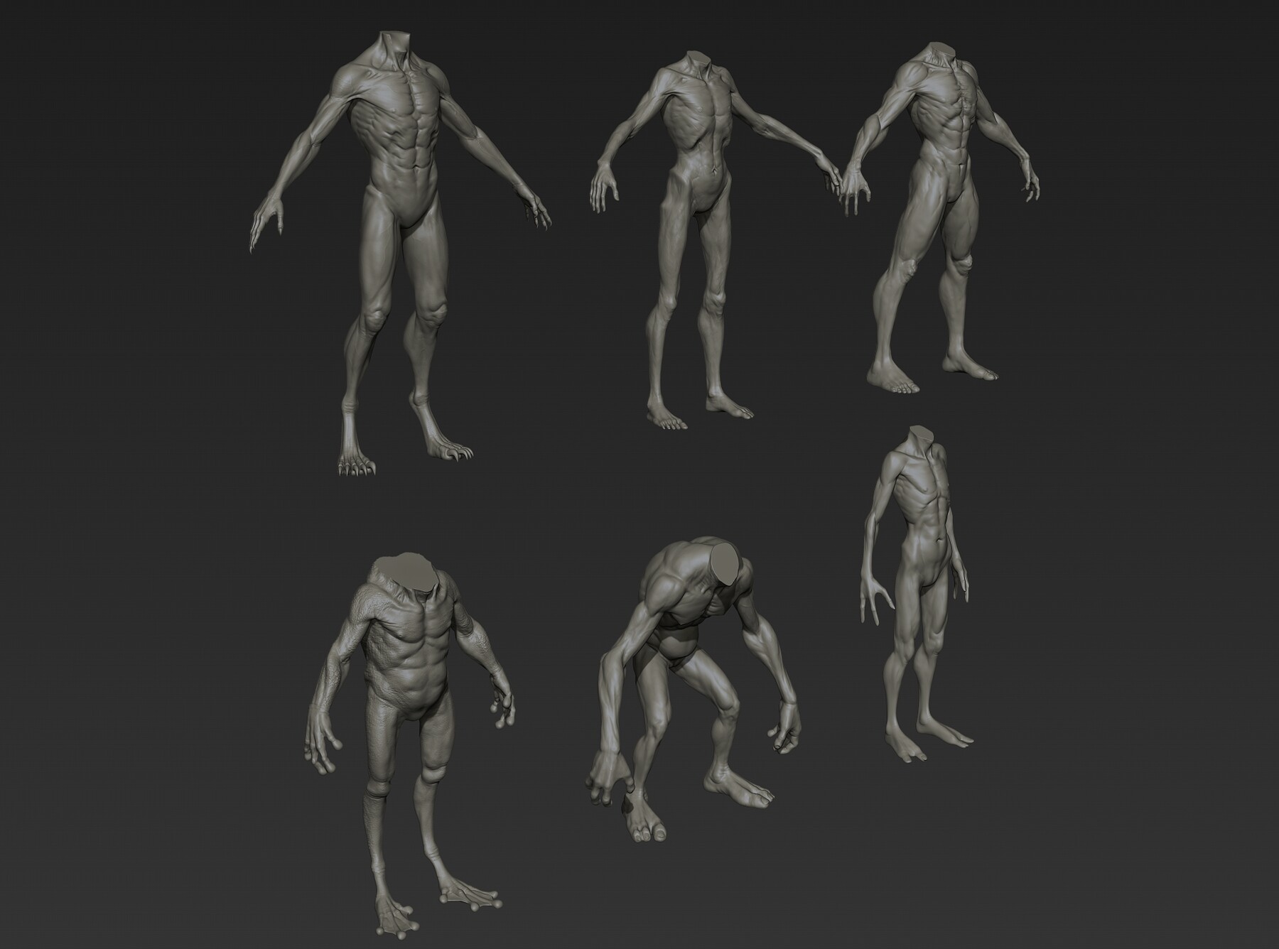 ArtStation - Creature Bodies Part 1 | Resources