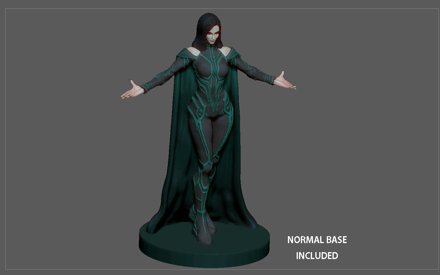 ArtStation - HELA THOR RAGNAROK MCU MARVEL STATUE FIGURINE 3D PRINT ...