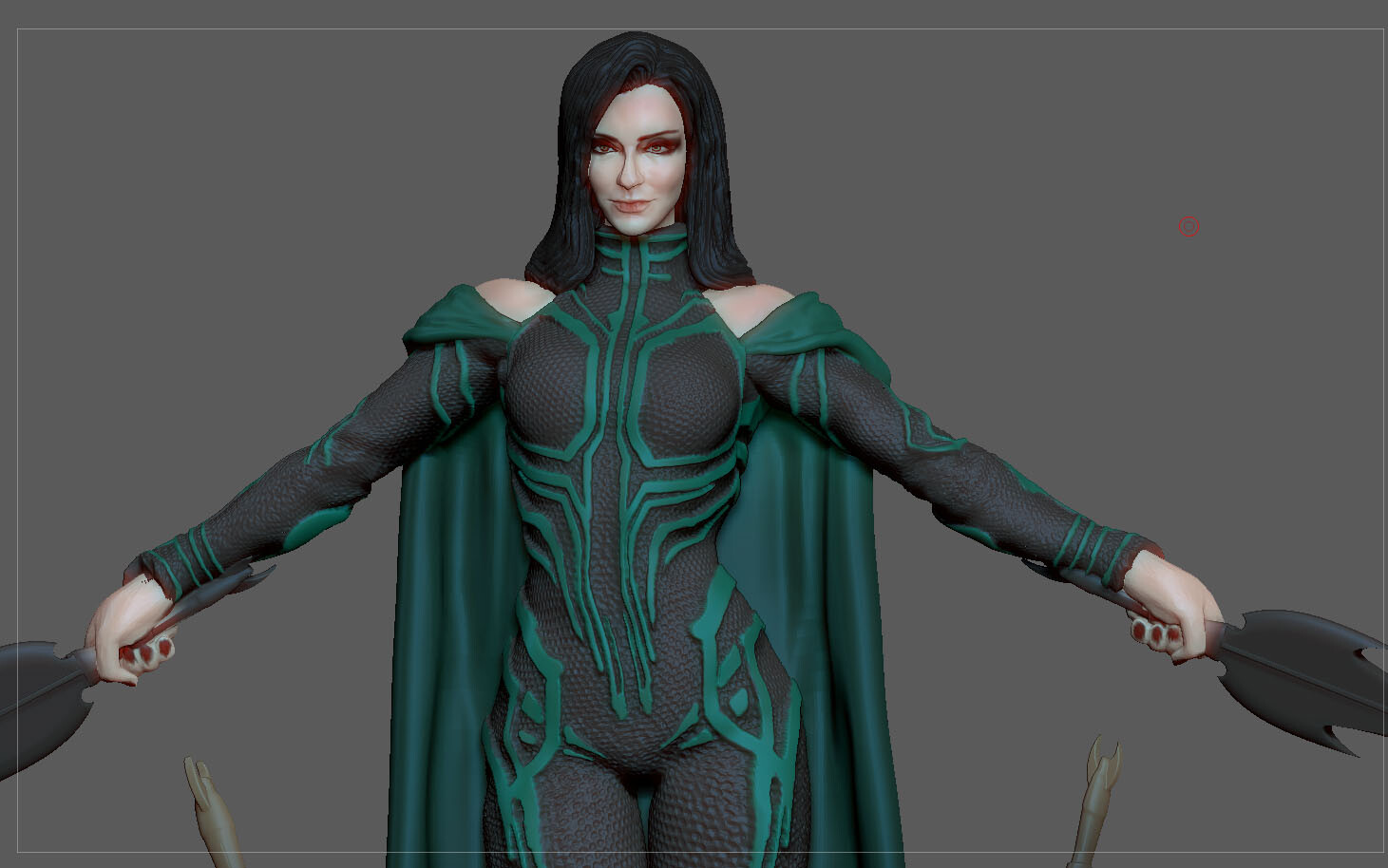 ArtStation - HELA THOR RAGNAROK MCU MARVEL STATUE FIGURINE 3D PRINT ...