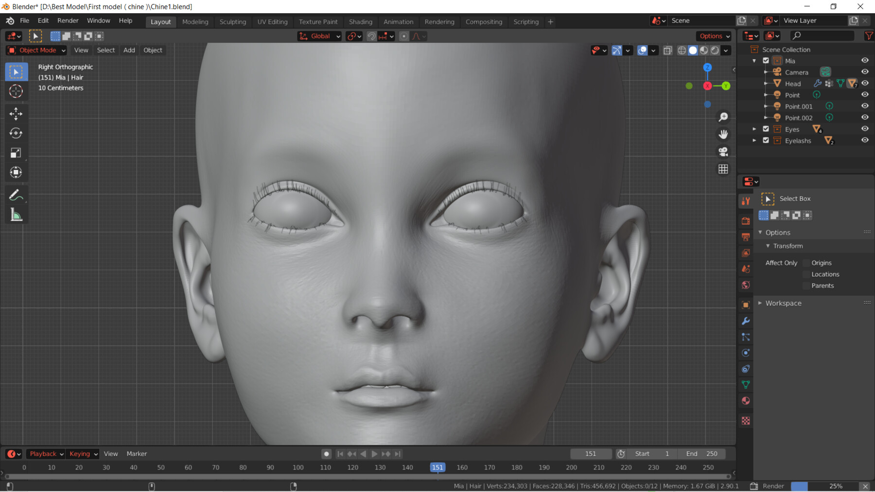 ArtStation - Cartoon Girl 3D model | Resources