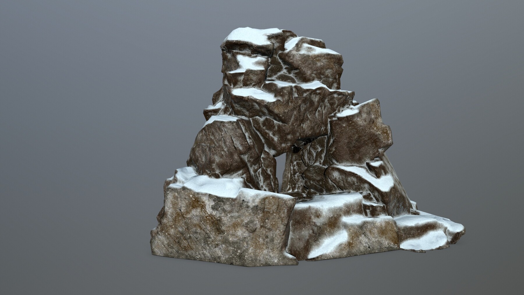ArtStation - snow skull cave | Game Assets