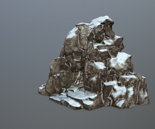 ArtStation - snow skull cave | Game Assets
