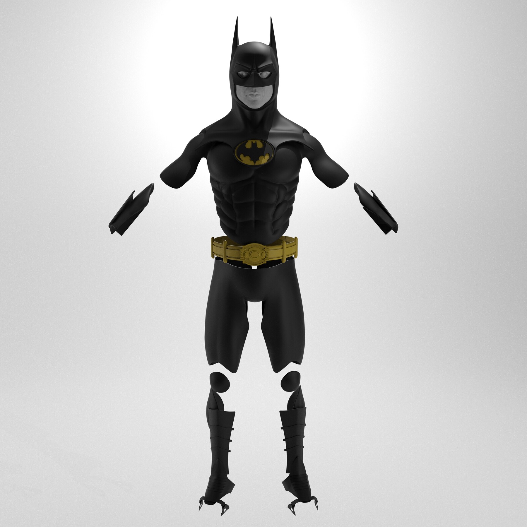 ArtStation - BTAMAN 1989 SUIT FOR 3D PRINT | Resources