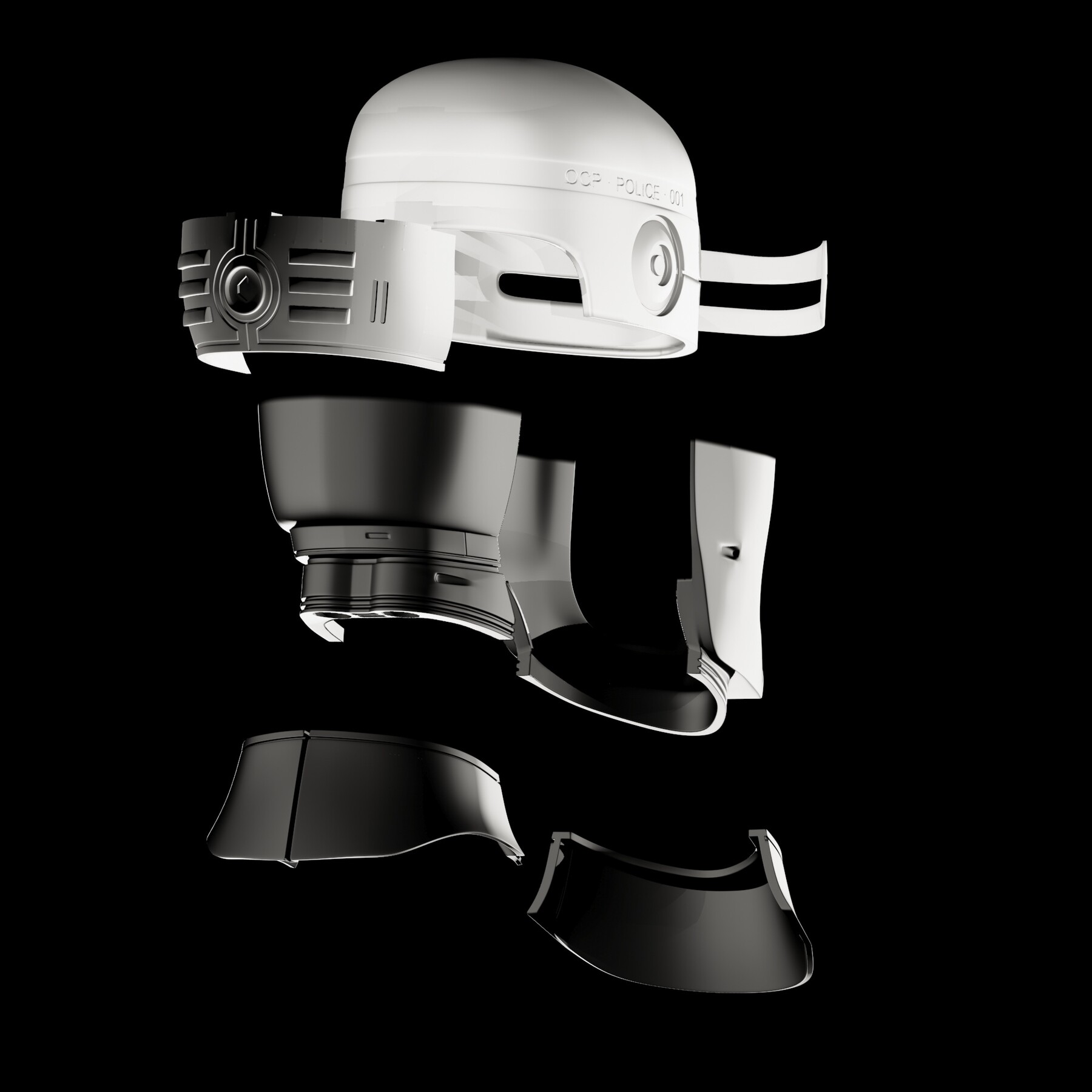 ArtStation - ROBOCOP HELMET FOR 3D PRINTING | Resources