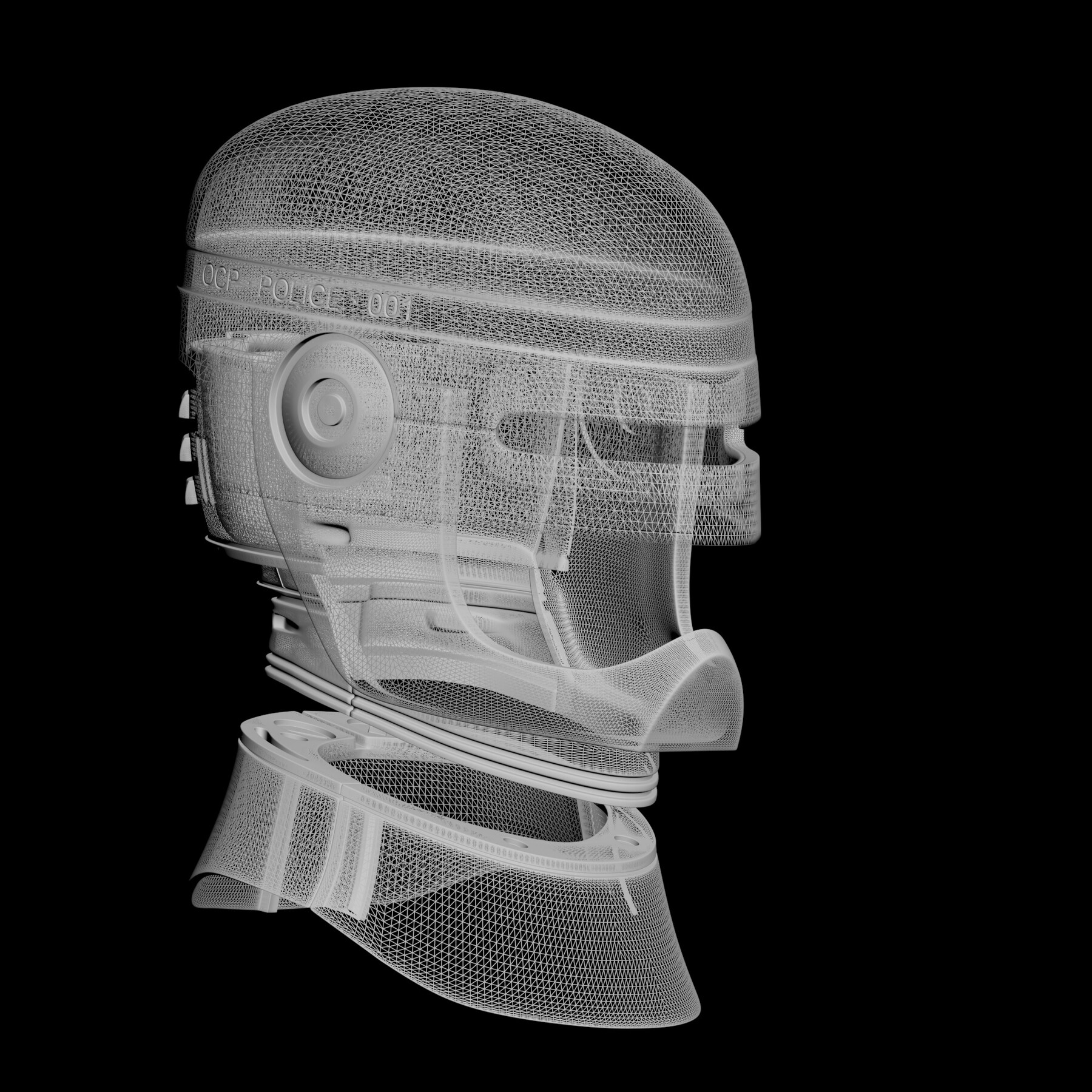 ArtStation - ROBOCOP HELMET FOR 3D PRINTING | Resources