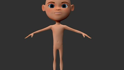 ArtStation - BASE MESH CARTOON GIRL | Resources