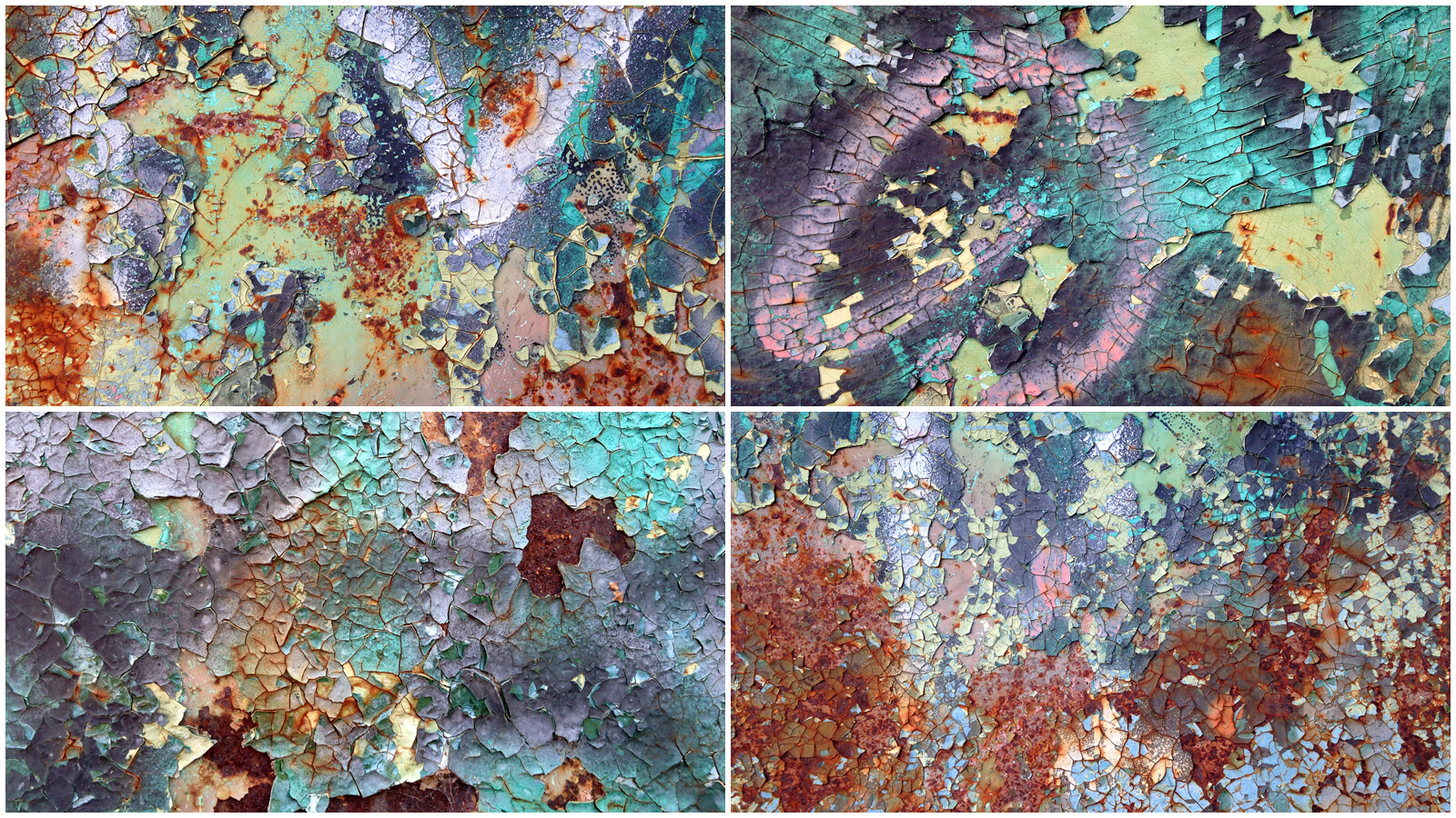 ArtStation - 11 Colourful Rust Textures | Artworks