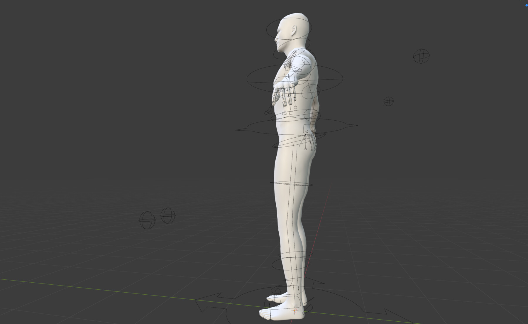 ArtStation - Male Base Mesh Rigged 7.4k faces (OBJ DAE FBX X3D BLEND ...