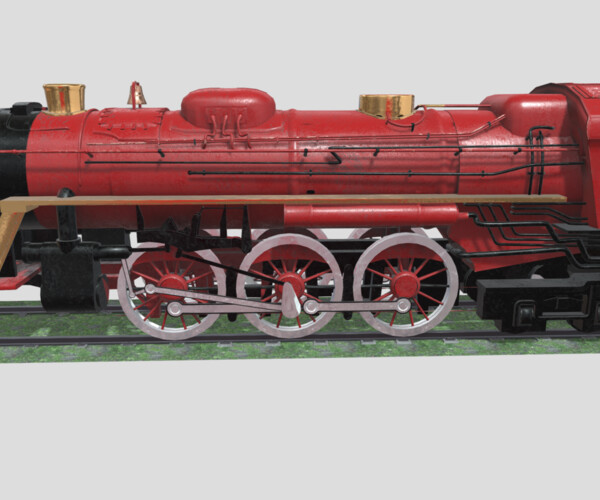 ArtStation - Steam Engine Train Wagon | Game Assets