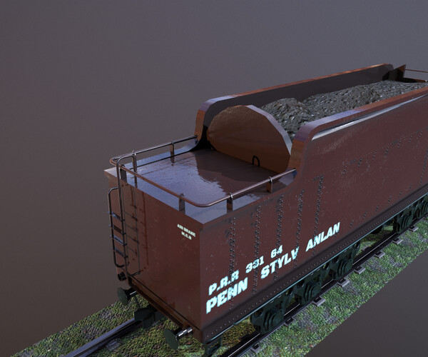ArtStation - Train Hopper car | Game Assets