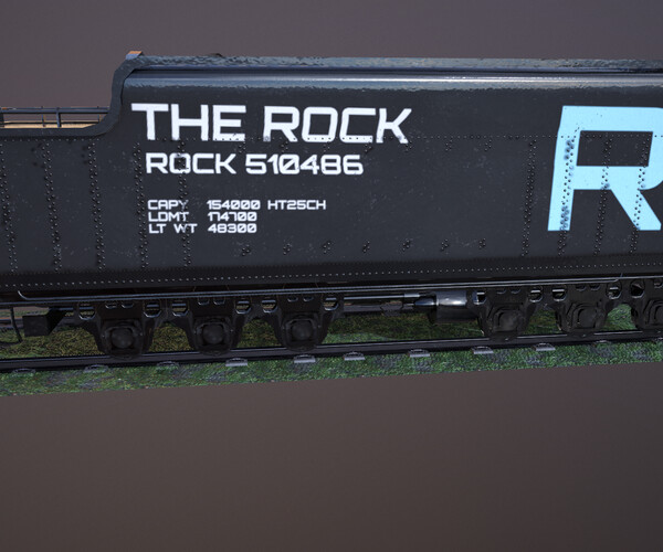 ArtStation - Train Hopper car | Game Assets