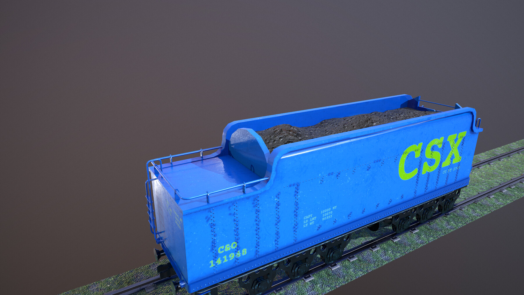 ArtStation - Train Hopper car | Game Assets