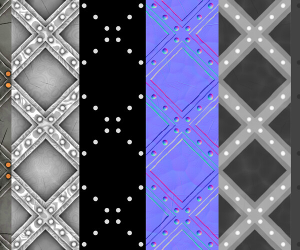 ArtStation - Substance Designer Tutorial - Stylized Metal with Rivets ...